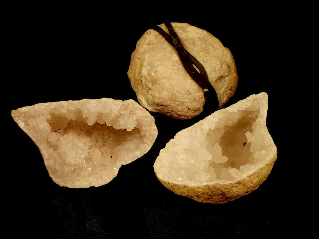 Geodes - White Crystal Inside, Pairs [Minerals Crystals & Gemstones ...